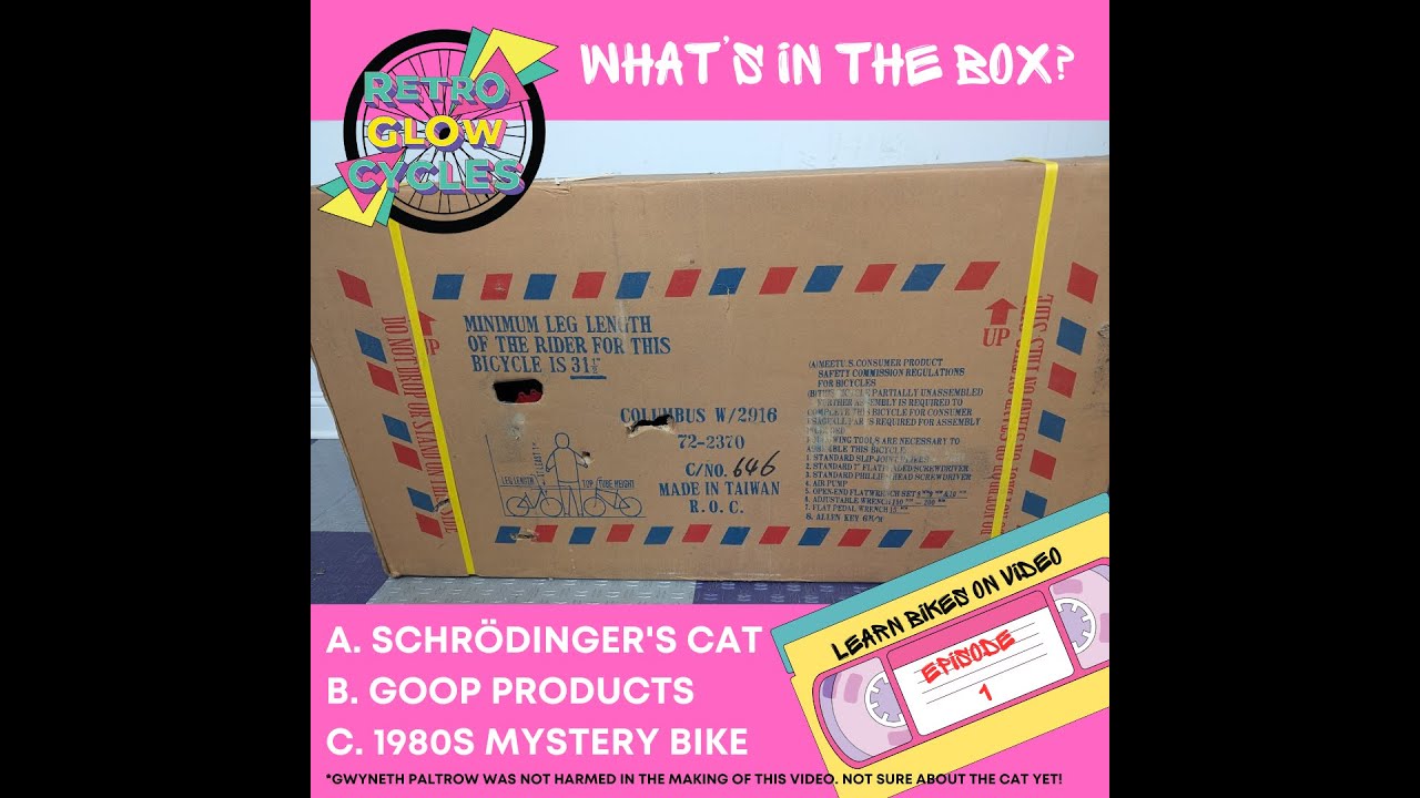 Retro Glow Cycles - Episode 001 - What's in the Box? - YouTube