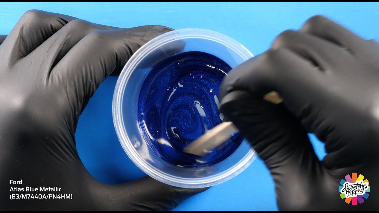 Ford Atlas Blue Metallic (B3/M7440A/PN4HM) Touch Up Paint — OEM Formula ...