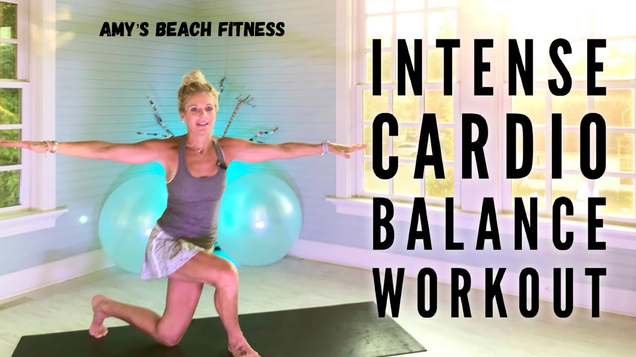 Intense Cardio & Balance Bodyweight Workout - 25 Minutes - YouTube