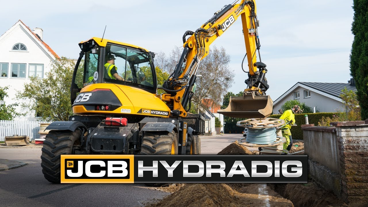 JCB HYDRADIG 110W - Cabling Installation - YouTube