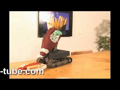 Ketchup Robot Fail - YouTube