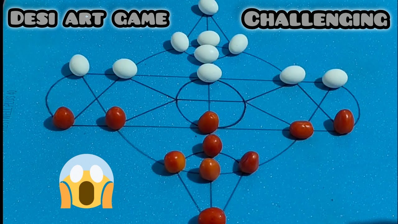 Desi art design challenge game // part (6) desi gaon ka jugadu game🫢 ...