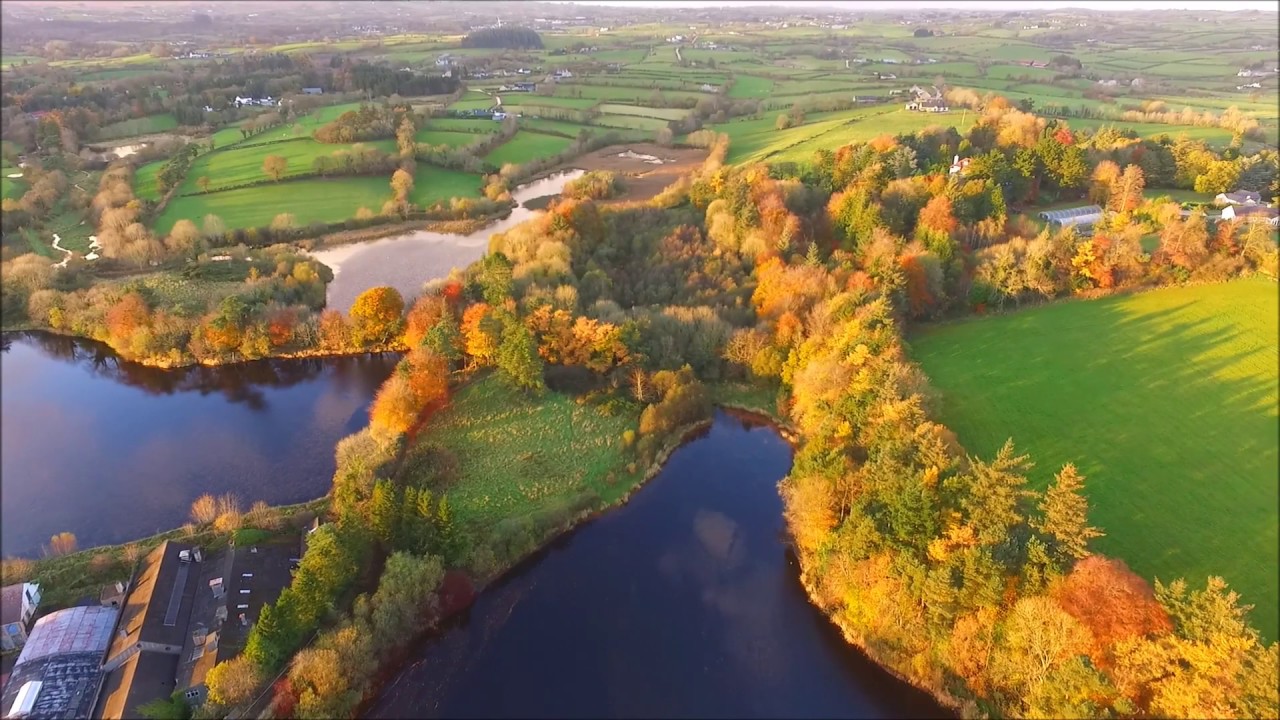DJI Phantom 3 Advanced - Upperlands Dams, Strong Wind & Rainbow - YouTube