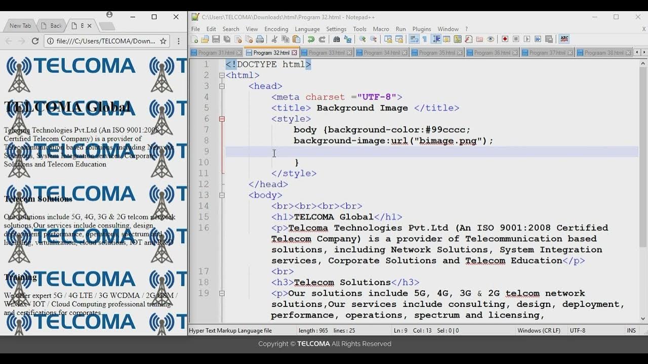 28 CSS Background image property - YouTube