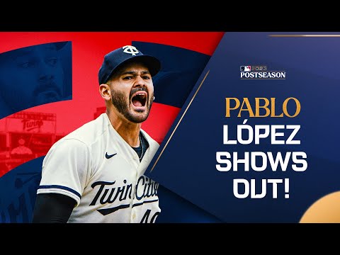 Pablo López was DEALING for the Twins in ALDS Game 2! (He threw 7 shutout innings!)