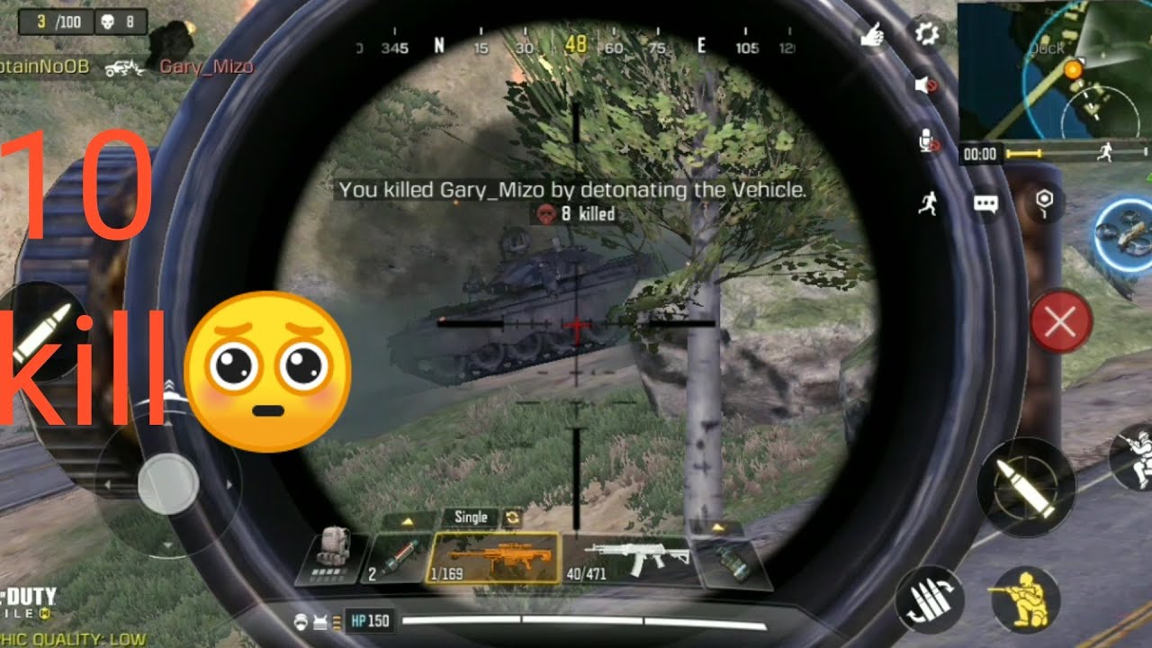 TANK VS SNIPER ---WINNER--- (CALL OF DUTY MOBILE BR MODE) 10 kill in ...