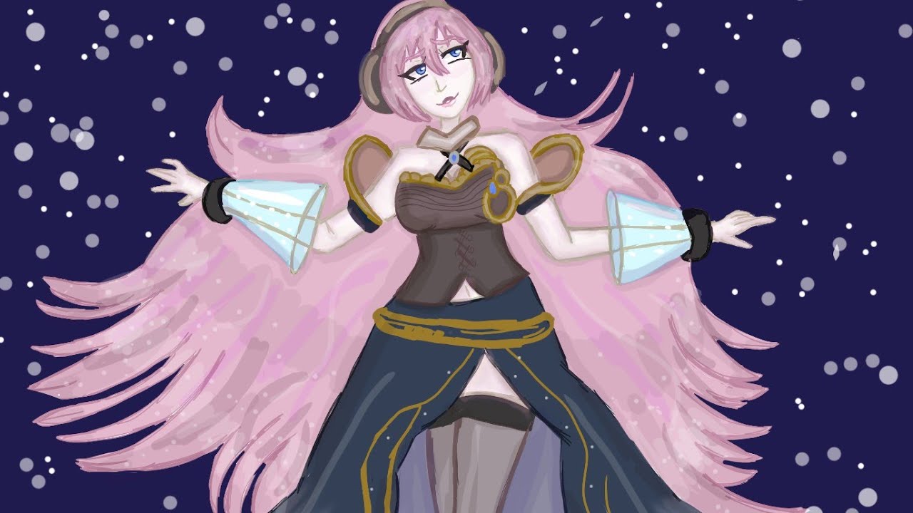 Vocaloid Megurine Luka V4X ver (Speedpaint) - YouTube