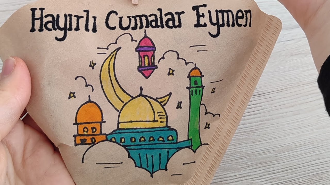 Hayırlı Cumalar Cuma Etkinliği Jumma Mubarak Muslim Diy Craft - YouTube