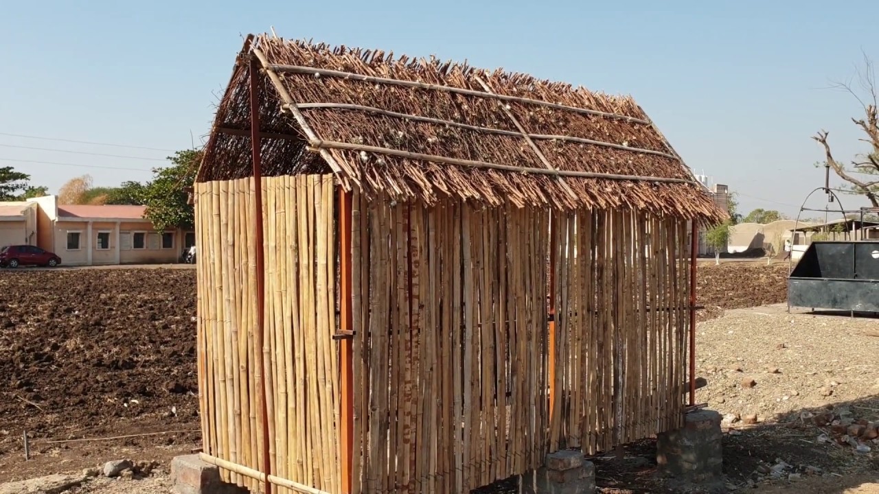 Bamboo Shed for Desi Poultry - YouTube