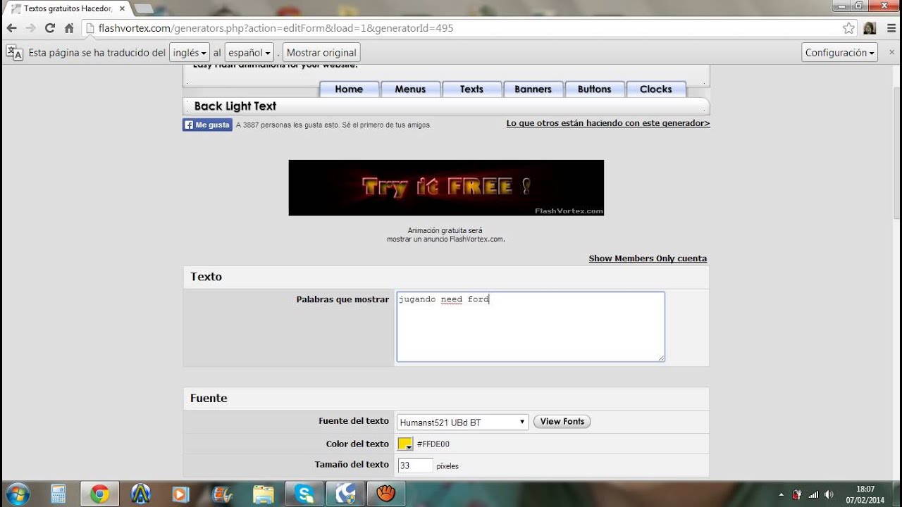 como poner flashvortex - YouTube