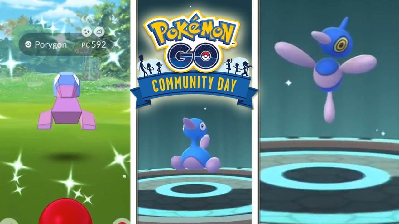 ¡CAPTURO MUCHOS PORYGON SHINY ! EVOLUCIÓN PORYGON Z SHINY en el Pokémon ...