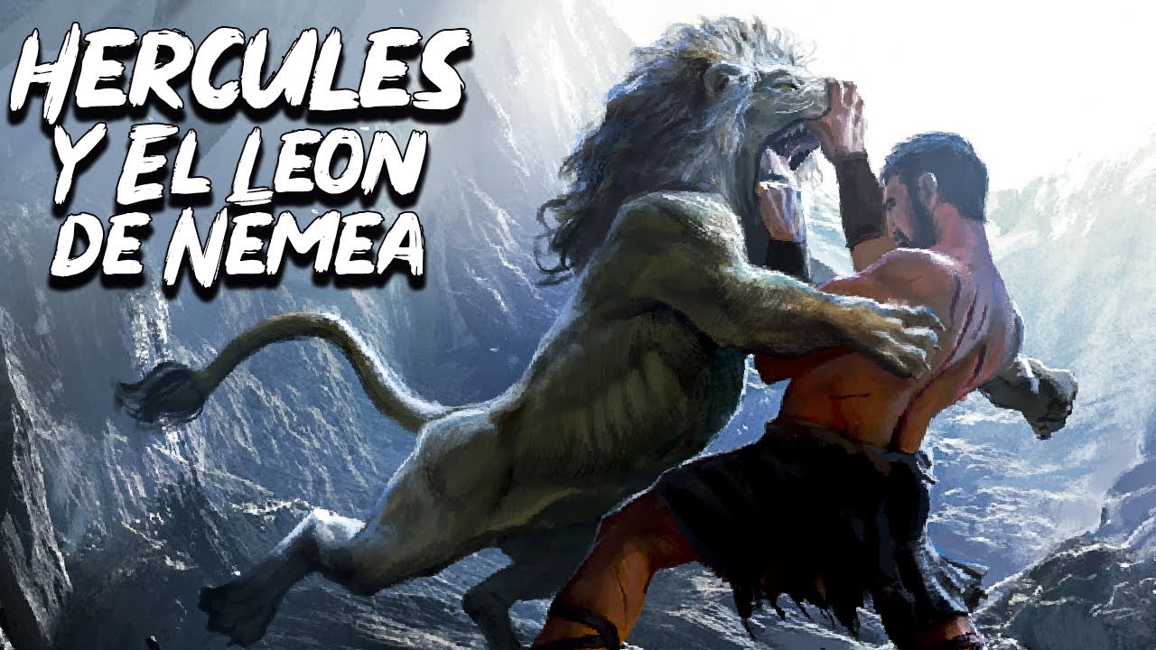 Hercules Y el León de Nemea - Los Trabajos de Hercules - Mitología ...