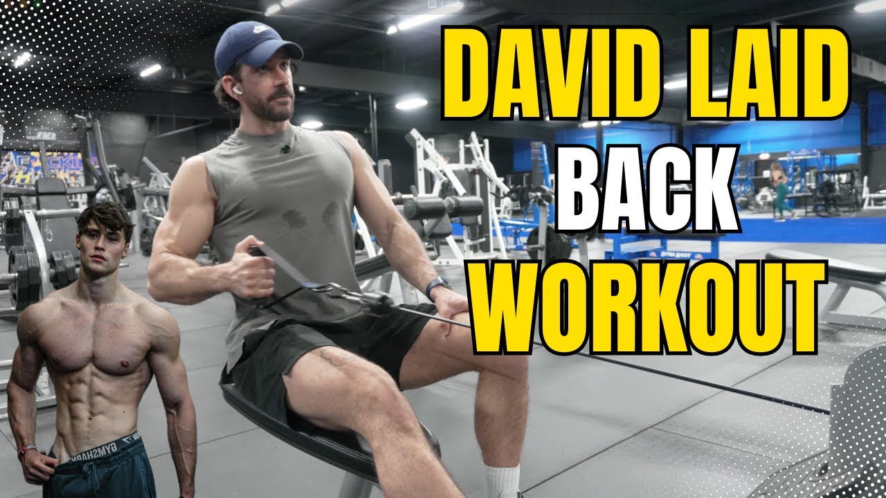 David Laid Back Workout | How to Go Viral on Instagram & Tik Tok w/ Gym ...