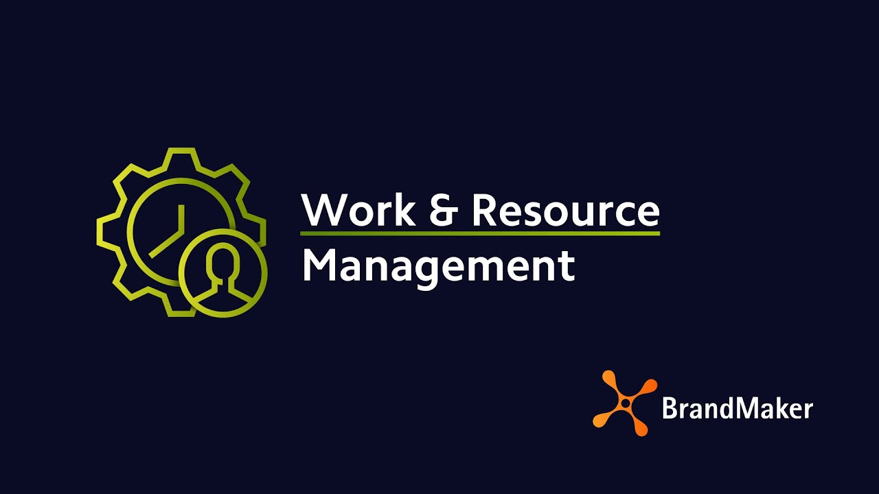 BrandMaker Work & Resource Management EN - YouTube