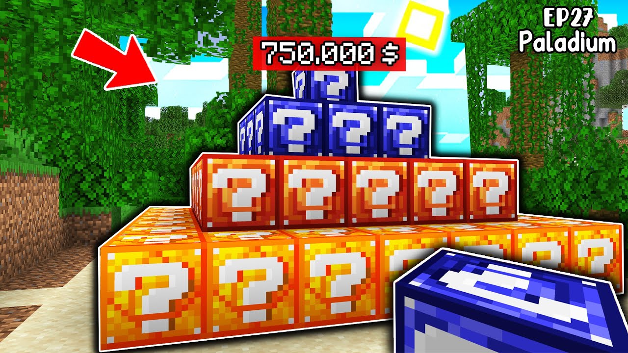 J'ai dépensé 750.000 $ pour OUVRIR des LUCKY BLOCKS sur Paladium ...