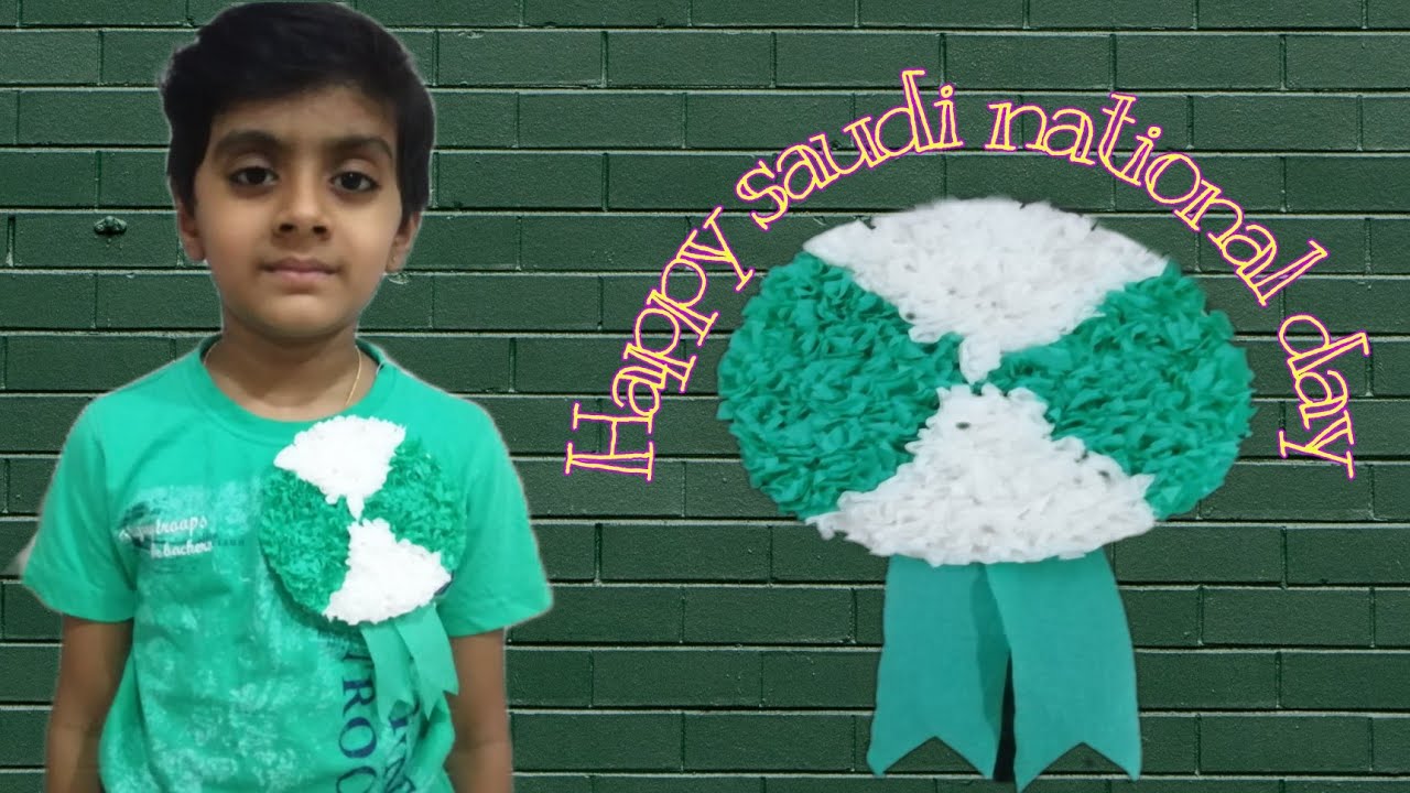 #simple//easy//craft//saudi national day//karthiz world - YouTube
