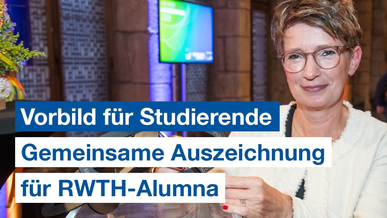 Aachener Ingenieurpreis an Dr. Melanie Maas-Brunner 👏 - YouTube