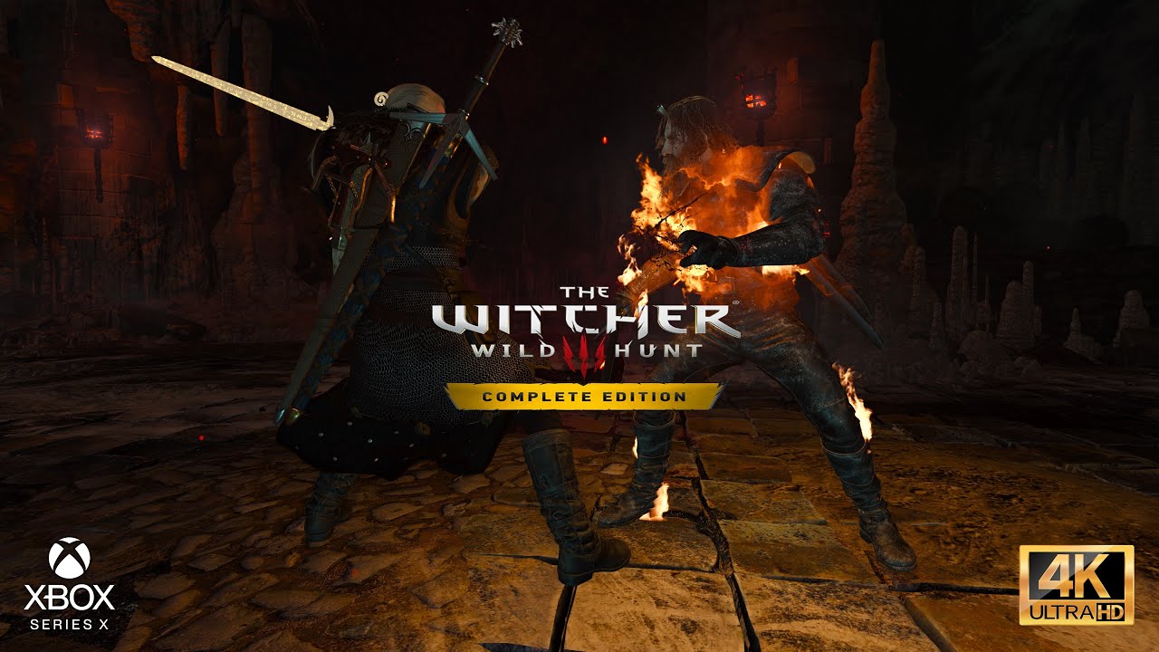 Witcher 3: Reinald/Red Miasmal Boss Fight - No Signs/No Potions/No ...