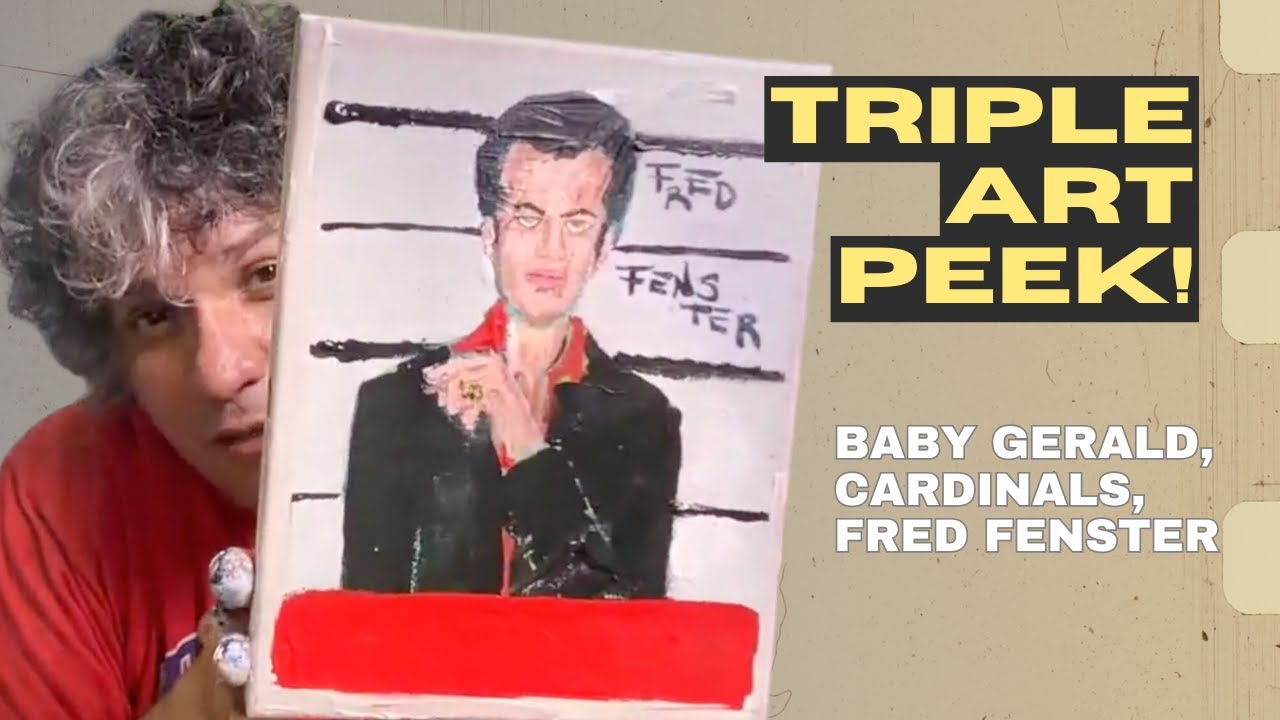 Triple Art Peek: Current Studio Works - YouTube