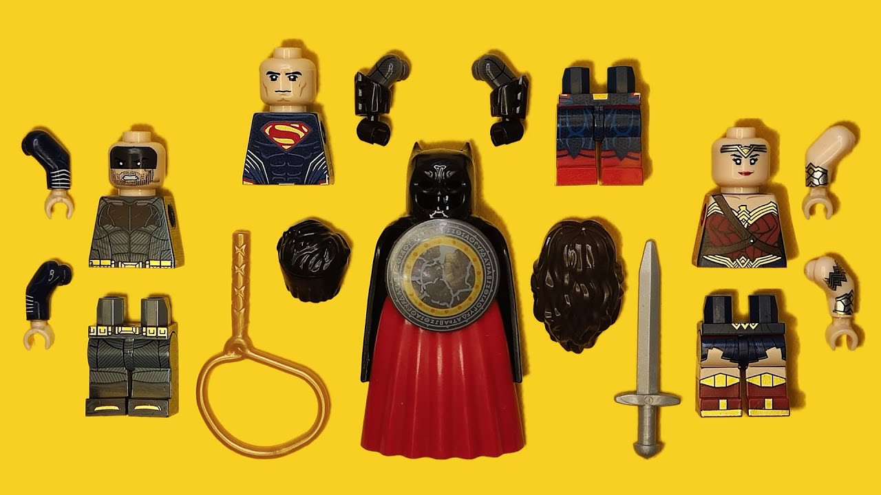 LEGO The DC Trinity (Batman | Wonder Woman | Superman) | Unofficial ...