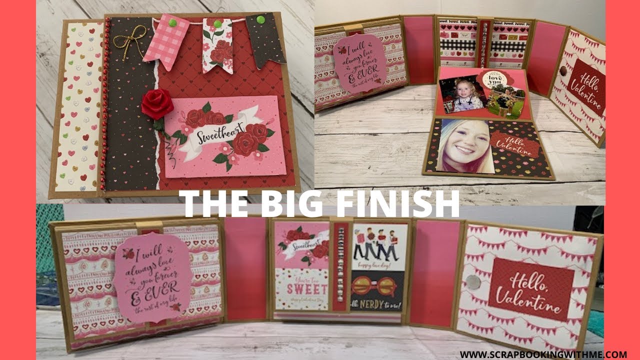 THE BIG FINISH ~ DOUBLE SPINE, DOUBLE CASCADING MINI ALBUM ~ PART 3 - YouTube