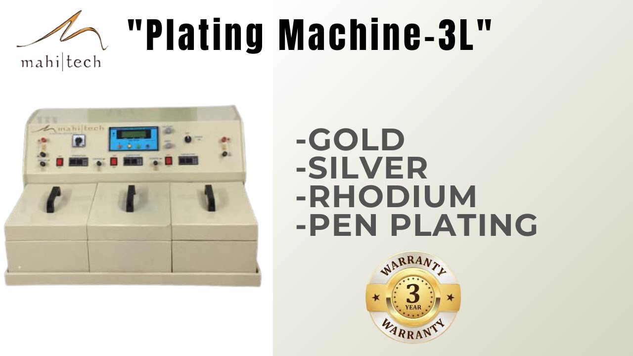 BEST PLATING MACHINE | RHODIUM | GOLD | SILVER | PEN PLATING - YouTube