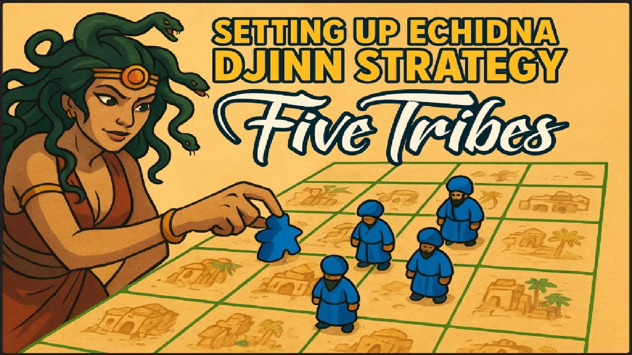 Setting up Echidna DJINN | Five Tribes Board Game - YouTube