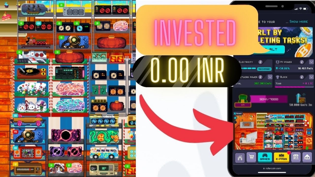 how to reach 1 phs power in Rollercoin || Rollercoin Strategy 2023 ...