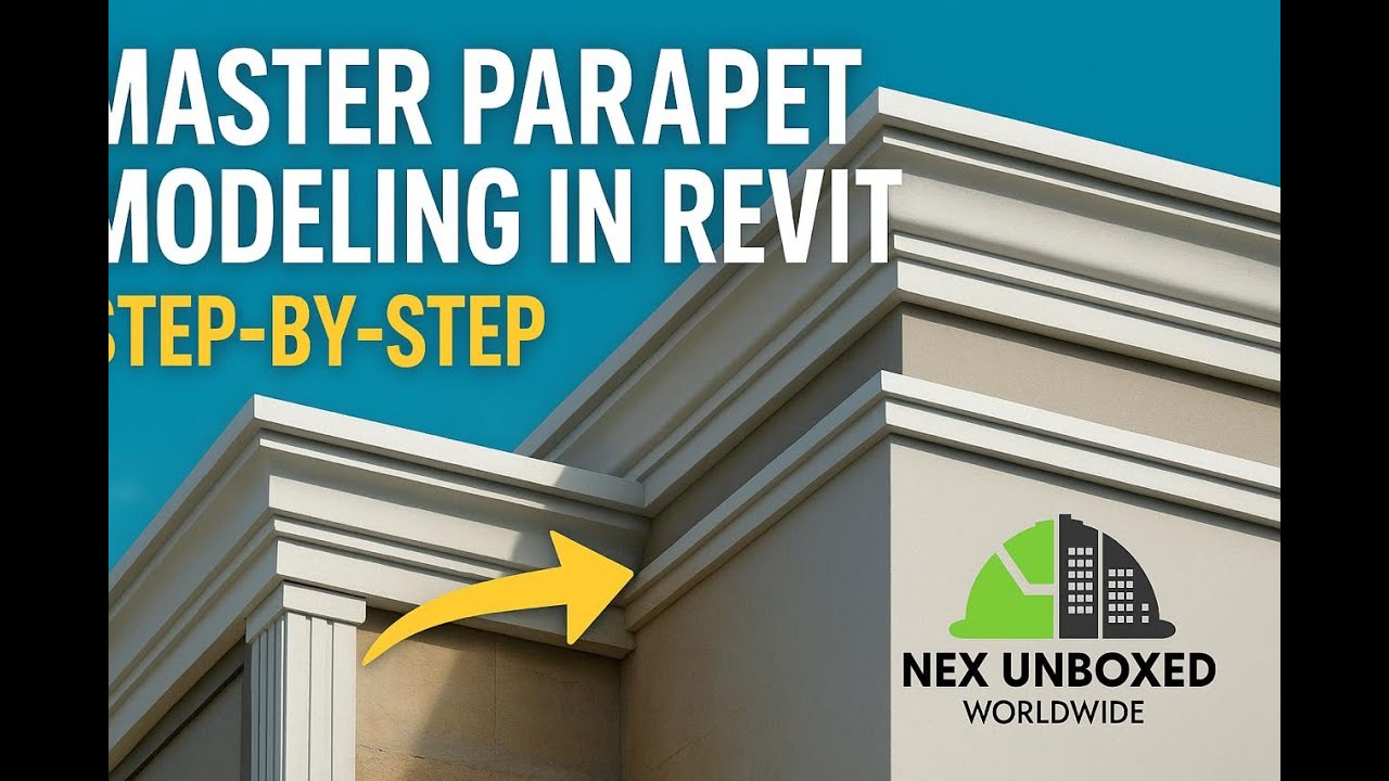 Master Parapet Modeling in Revit (Step-by-Step) - YouTube