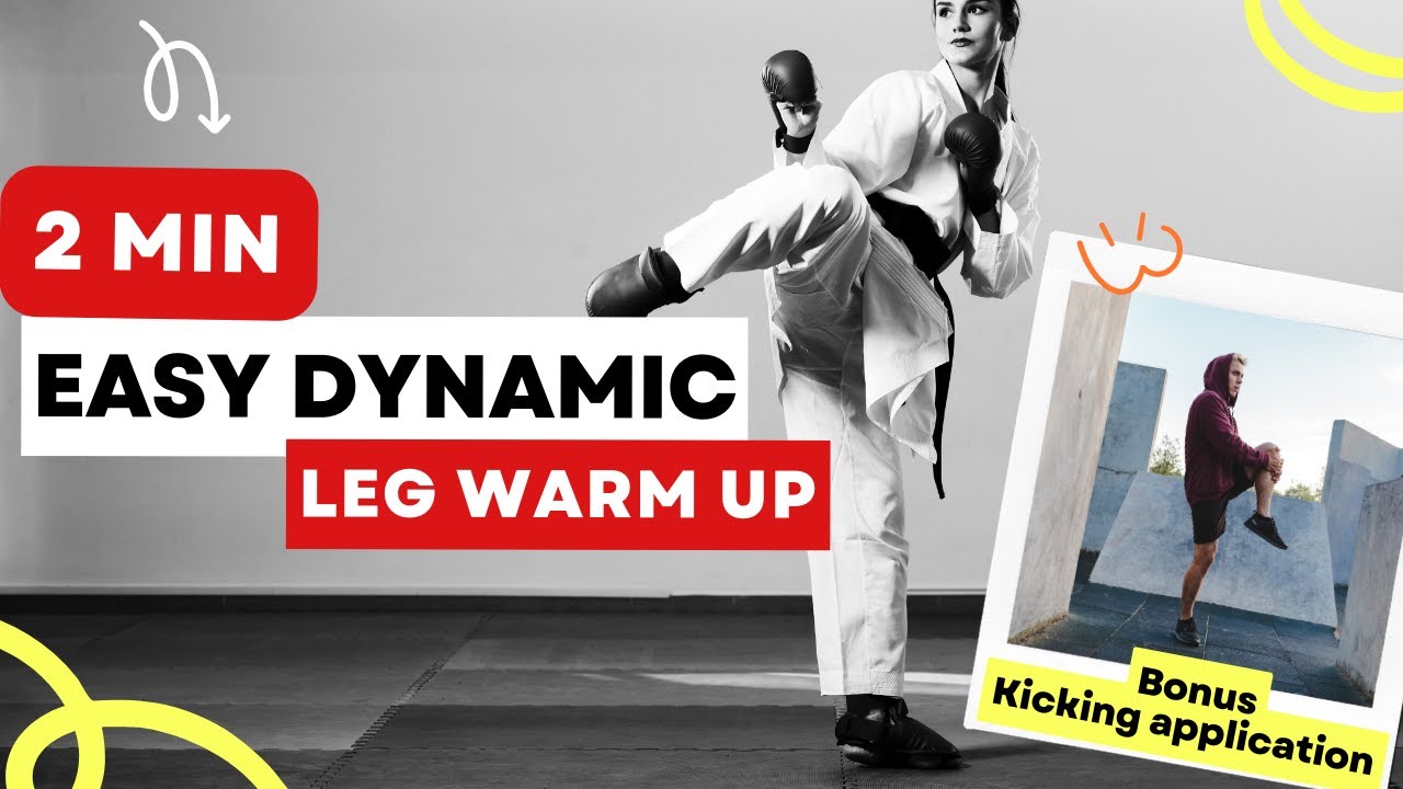 2 min QUICK Exercise leg warm up | perfect for beginners - YouTube