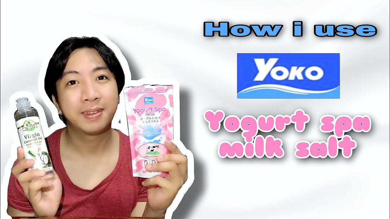 how i use YOKO YOGURT SPA MILK SALT|neil cate - YouTube