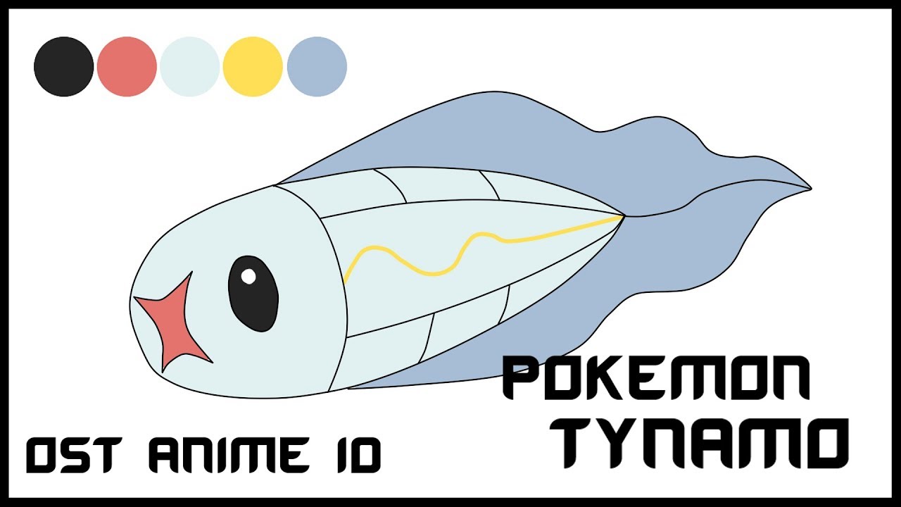 Drawing Tynamo - Pokemon (menggambar Pokemon) by OST ANIME ID - YouTube
