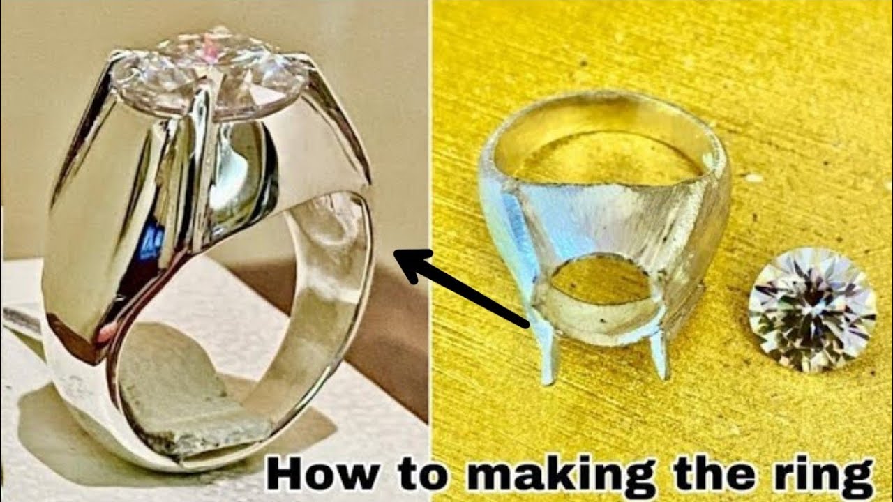 Ring silver stone diamond how to making the ring silver ring stone ...