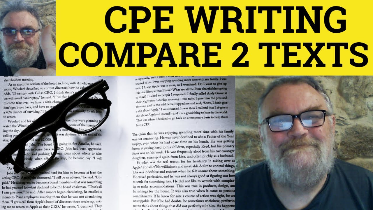 🔵 CPE Writing - Compare 2 Texts - Cinema - C2 Writing - YouTube