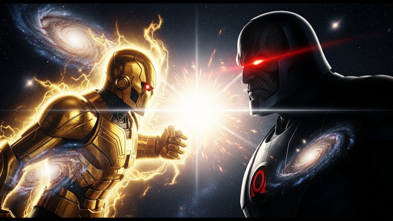 Gold Amazo vs Darkseid – The Clash Beyond Existence | Full Power Cosmic ...