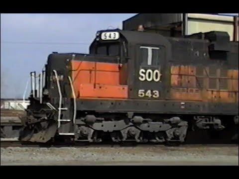 Soo Line/CP Rail. circa 1992. Bensenville and Franklin Park. Soo Line 543, CP 4711. - YouTube