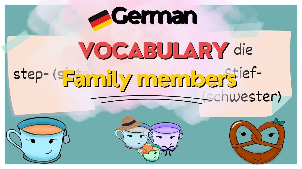 German Vocabulary | Family members | Learn German - YouTube