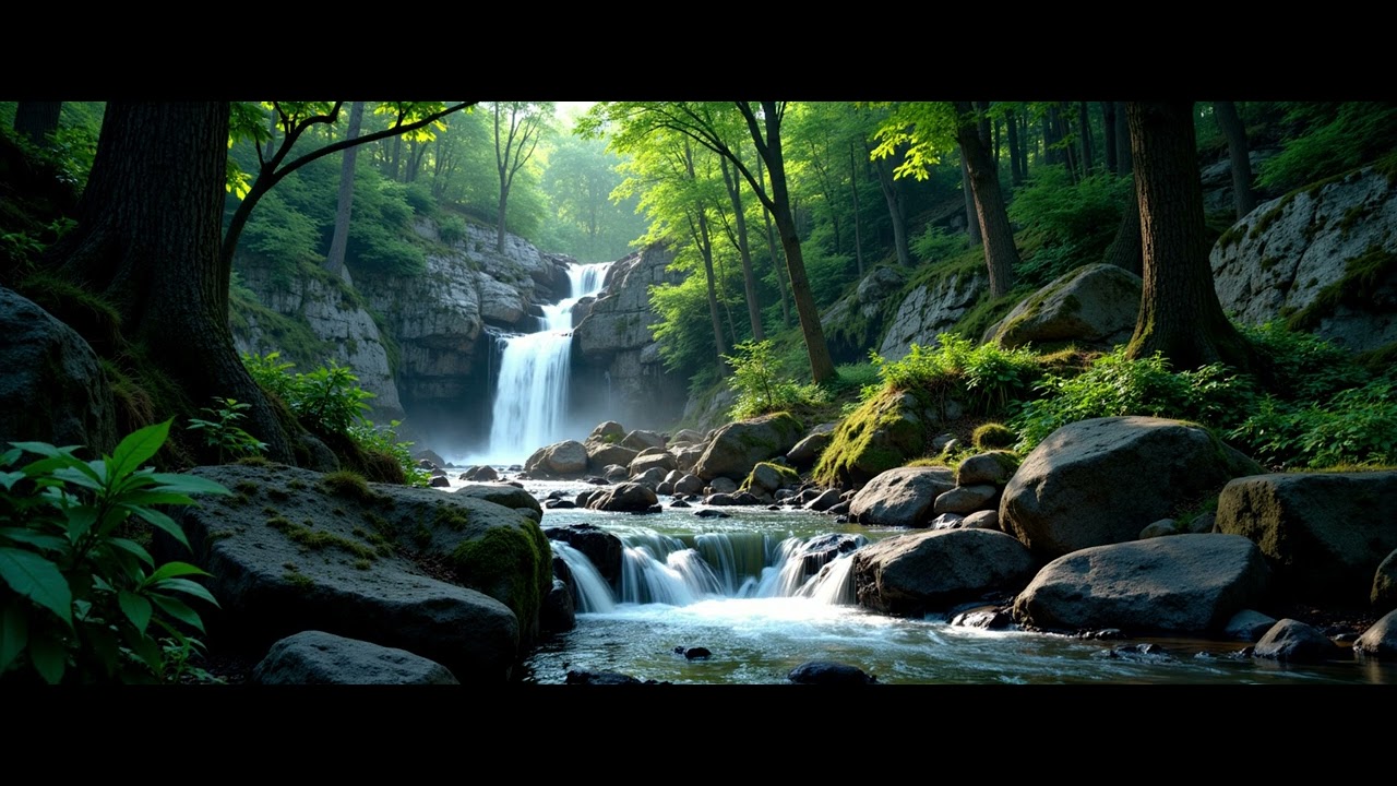 Water Trickling Along A Stream. Relaxing Sounds. Drift into your own ...