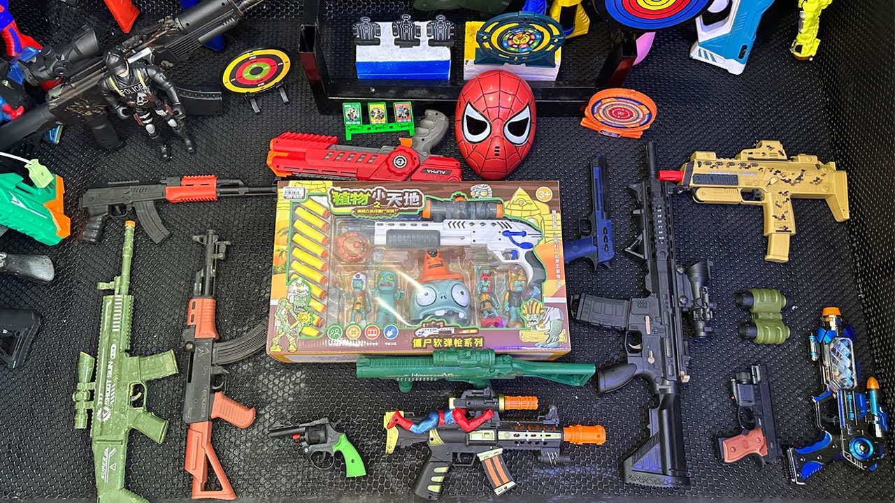 Gun Toy, Unboxing, Zombie Gun, Light Gun , Ak47, M416, Combat Fore ...