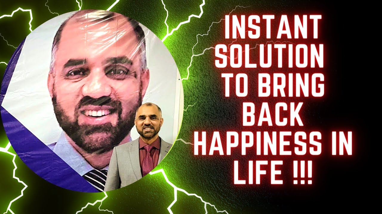 How to bring back Happiness in our Life - YouTube