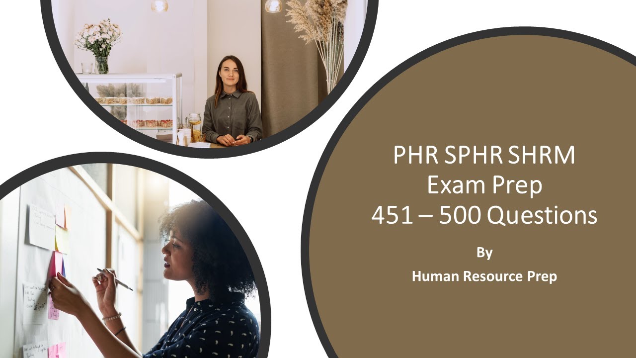 PHR, SHRM-CP Certification Exam Prep : 50 Questions and Answers. (PART ...