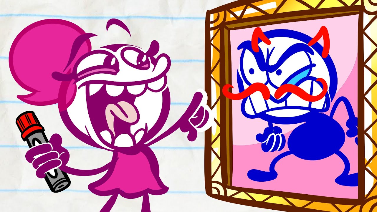 Portrait In Spaz | Pencilmation Cartoons! - YouTube