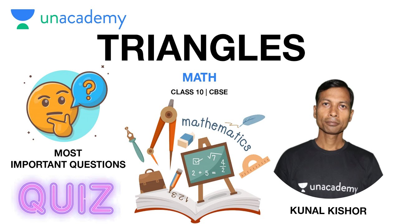 Most Important Questions on Triangles | Math | Class 10 | CBSE | Kunal ...