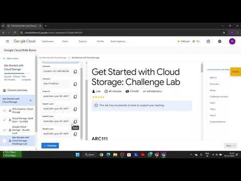 Module : 2 Lab : 4 Get Started with Cloud Storage: Challenge Lab - YouTube