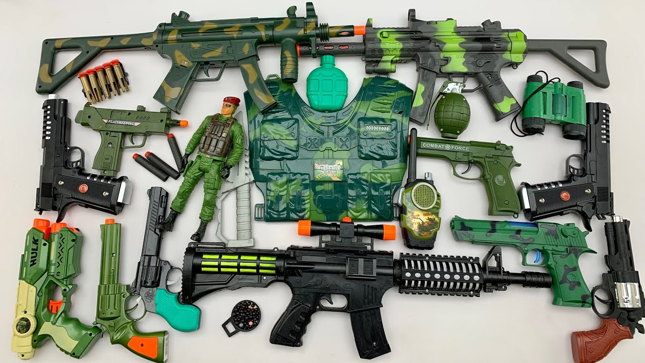 Army Mission In The Jungle - Forest Equipments / BB Gun M-416 / BB ...