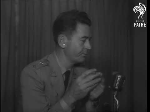 1952-08-01: UK Broadcast of Gen John Samford UFO Statement - YouTube