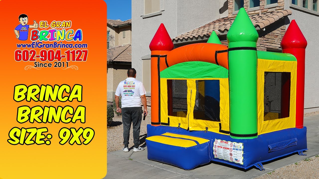 Brinca Brinca 9x9 Pies Modelo 2023 - YouTube