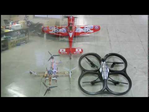 Hobbyking Super Mini Quadcopter Frame with Motors (445mm) Vol.22 indoor ...