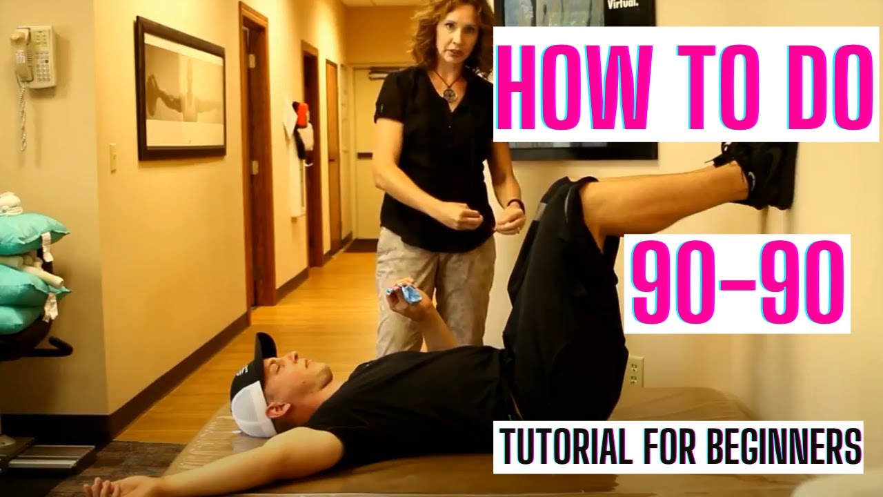 The 90 90 with Breathing Demonstration | Posture Restoration with ...