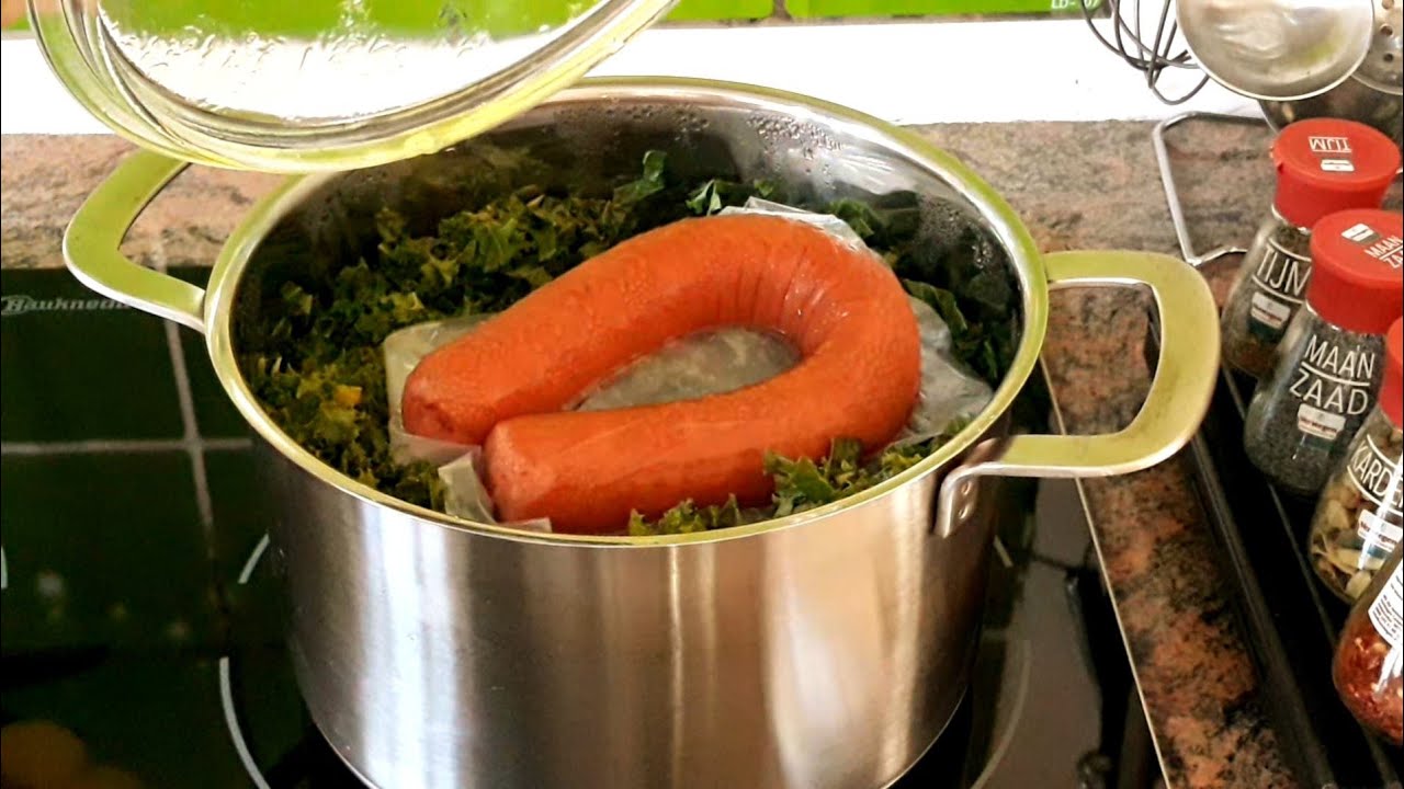 Patates püresi( Hollanda Mutfağına ait Boerenkoolstamppot🇳🇱 #boerenkool ...